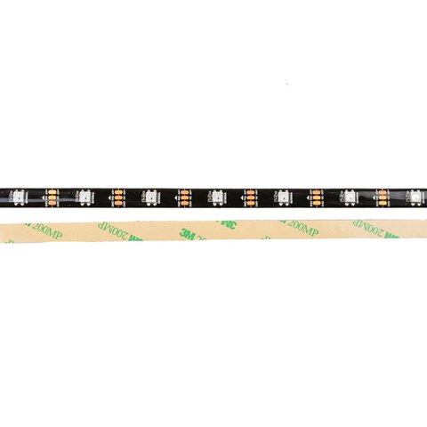 RGB LED Strip SMD5050, WS2812B (black, with controls, IP65, 5 V, 30 ...